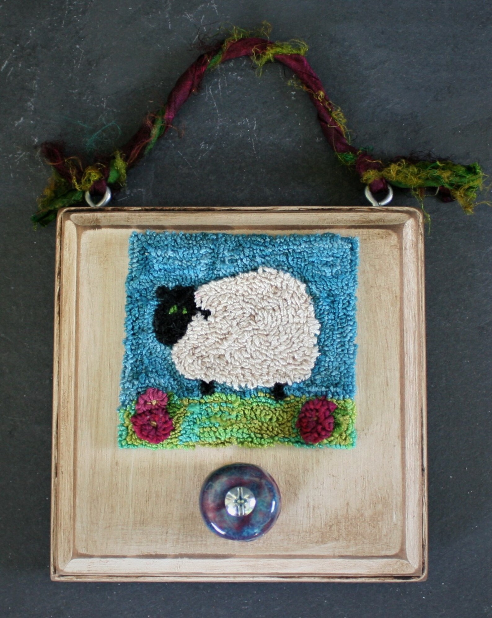 Momma Sheep Punchneedle Embroidery Pattern - Etsy
