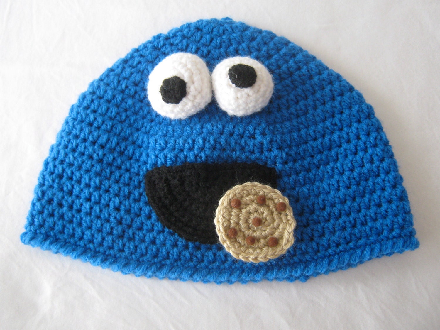 Crochet Cookie Monster Hat