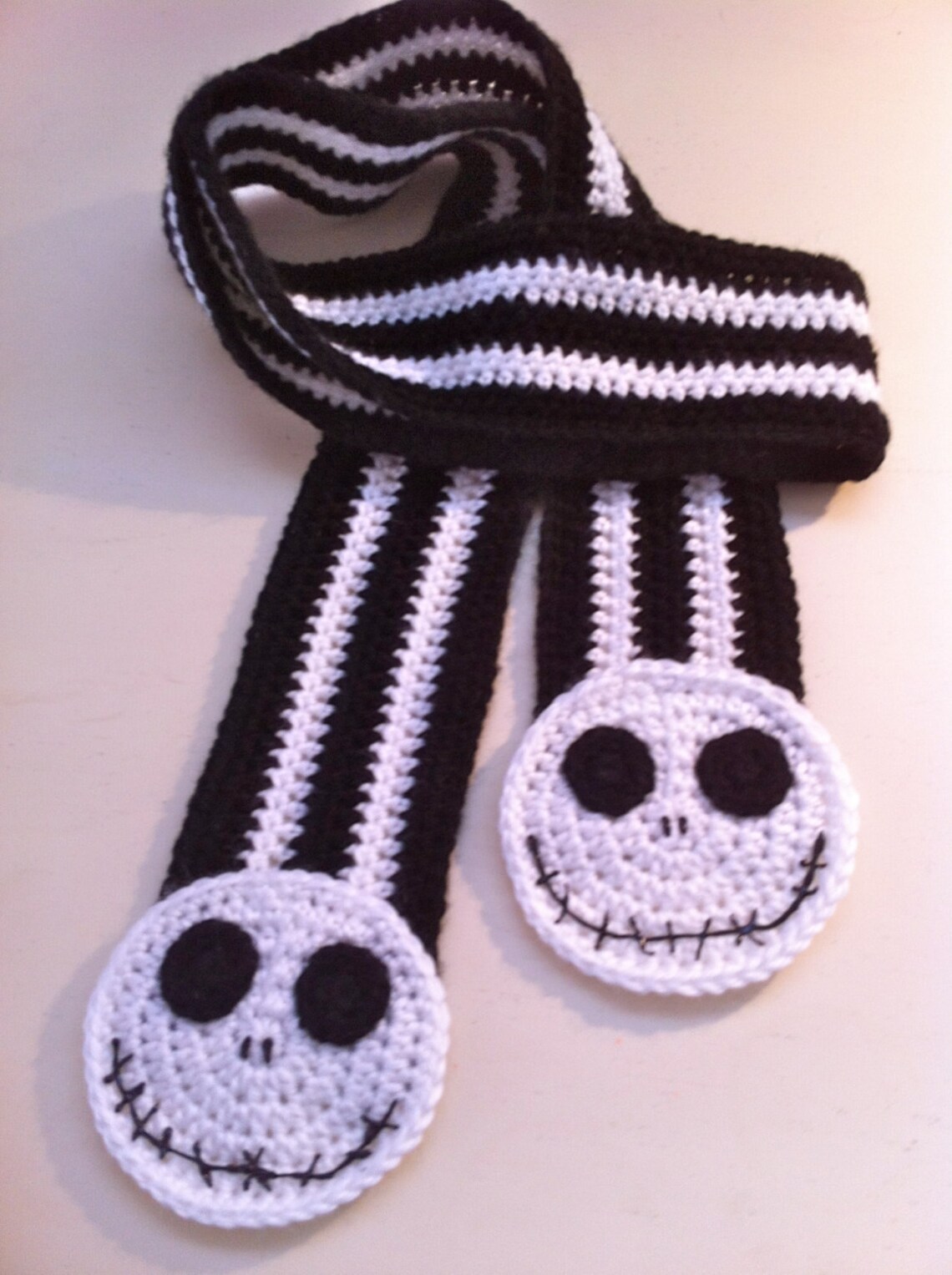 Jack Skellington Scarf, Jack the Pumpkin King Scarf, Nightmare Before ...