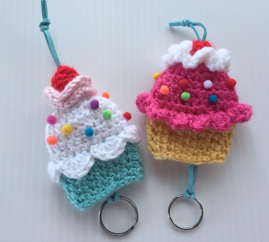 Cupcake Key Chain, Cupcake Key Keeper - Etsy