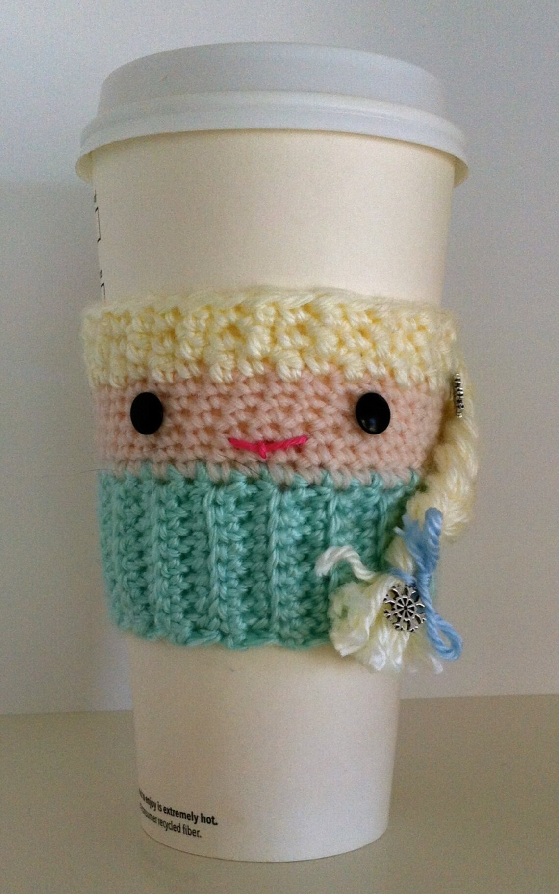 Elsa Inspired Cup Cozy, Frozen Inspired Cup Cozy - Etsy