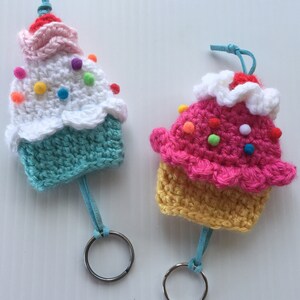 Cupcake Key Chain, Cupcake Key Keeper - Etsy