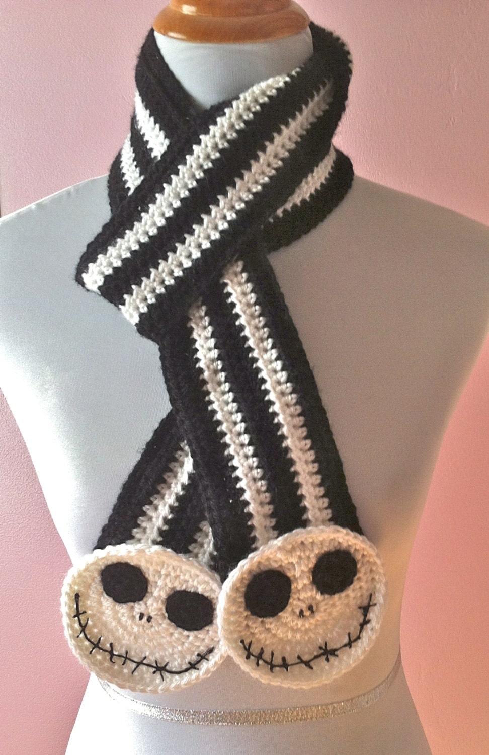 Jack Skellington Scarf, Jack the Pumpkin King Scarf, Nightmare Before ...
