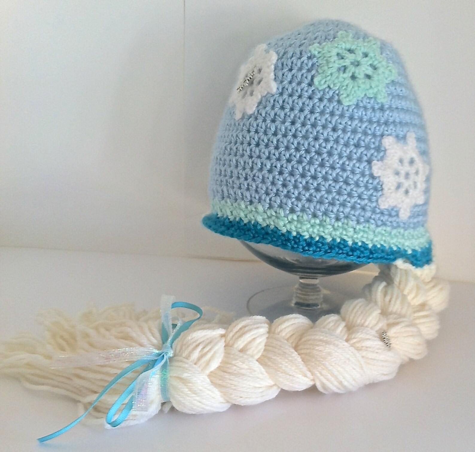 Elsa Inspired Hat Frozen's Elsa Inspired Hat With Long - Etsy