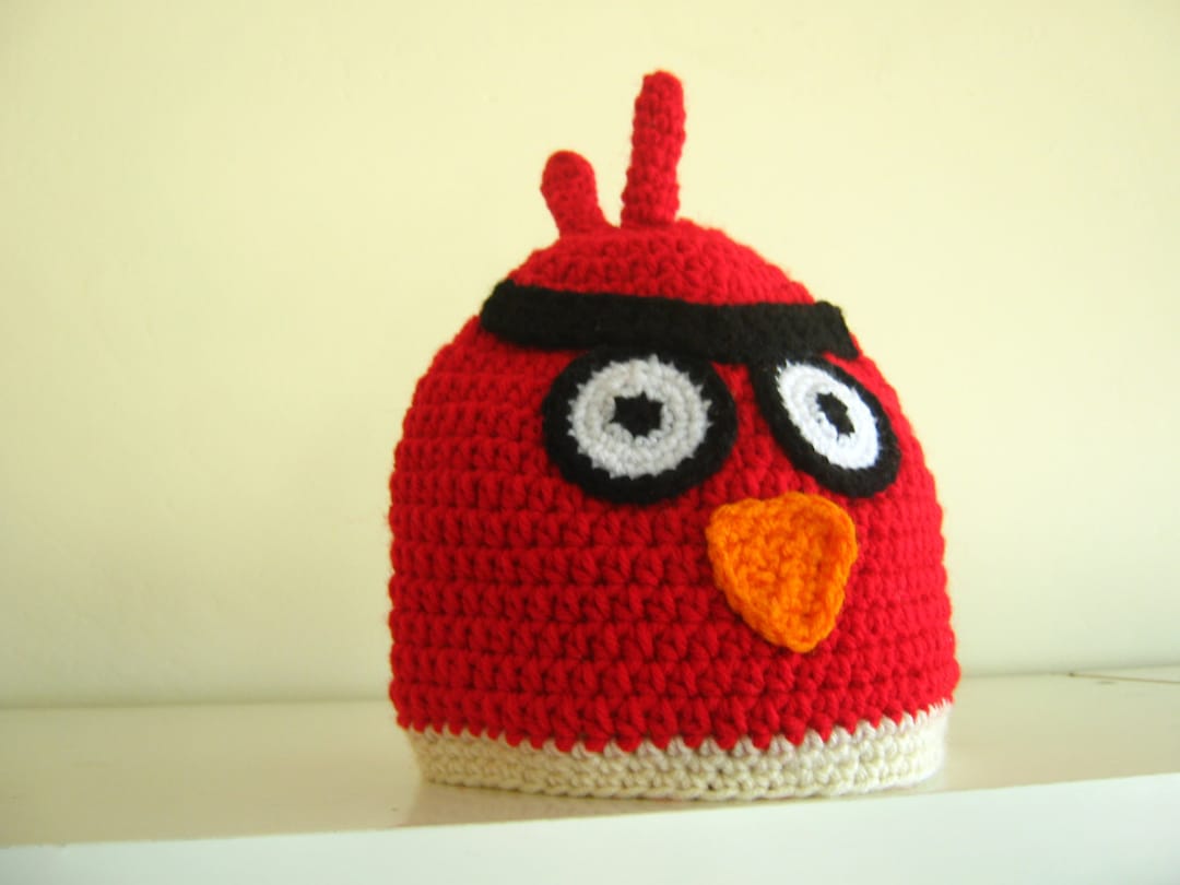 Red Bird Hat - Etsy
