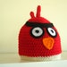 Red Bird Hat - Etsy
