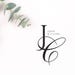 Custom Wedding Monogram Logo: Elegant Initials Digital Download (canva ...
