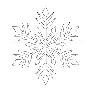 18 Snowflake Outline SVG Bundle | Winter Christmas Clipart Set | Laser ...