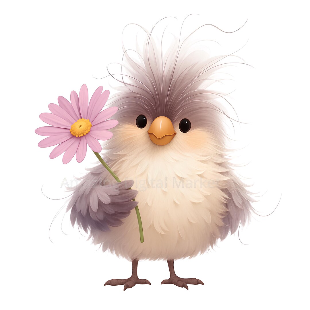 10 Cute Whimsical Bird Clipart, Funny Bird Clipart, High Quality PNG ...