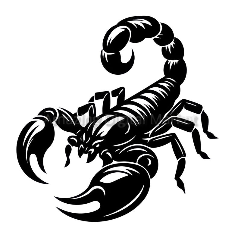 Scorpio Sign Decals - Etsy