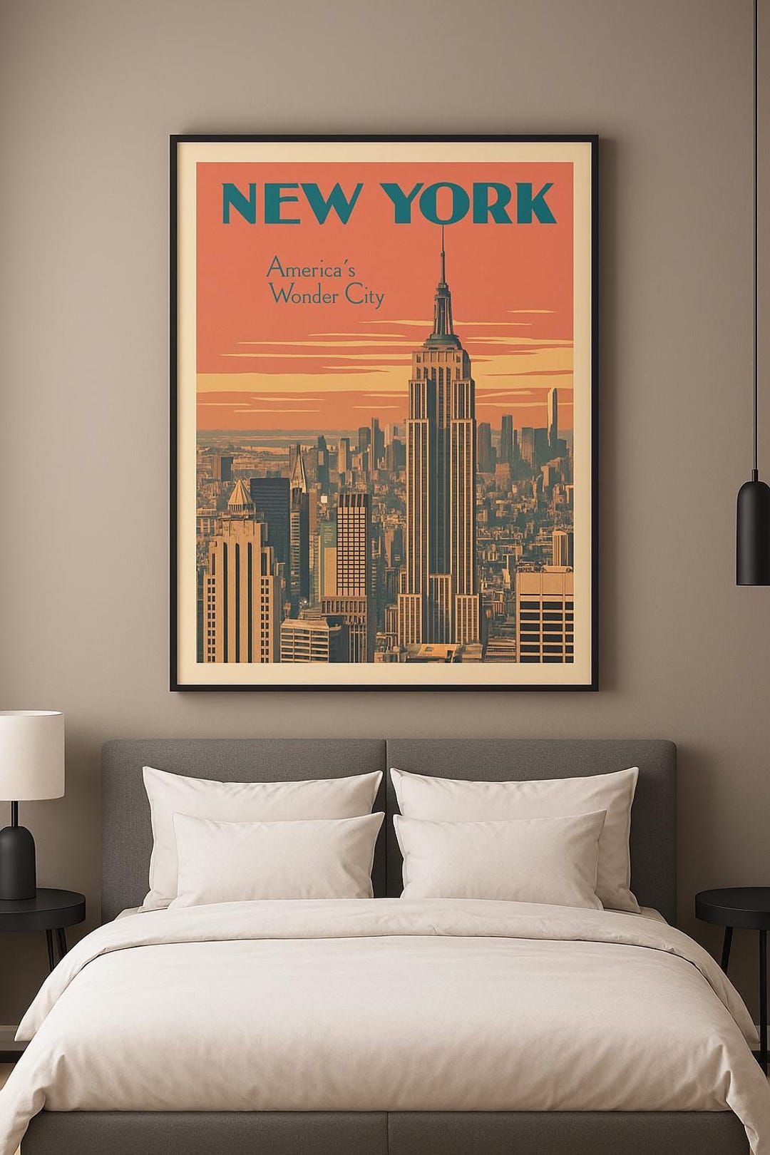 Vintage NYC Poster - Etsy