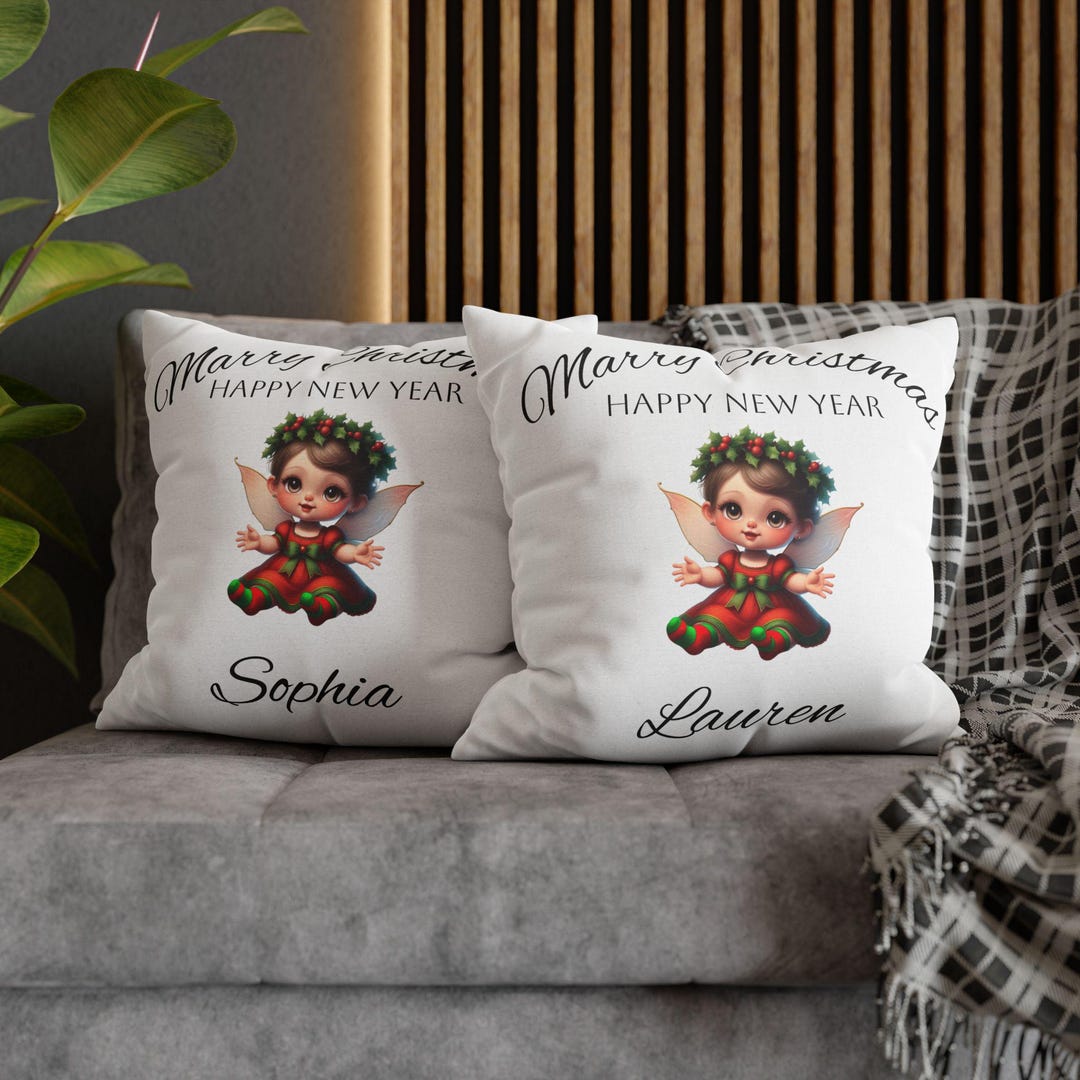 Personalized Christmas Elf Pillow, Custom Holiday Cushion - Etsy