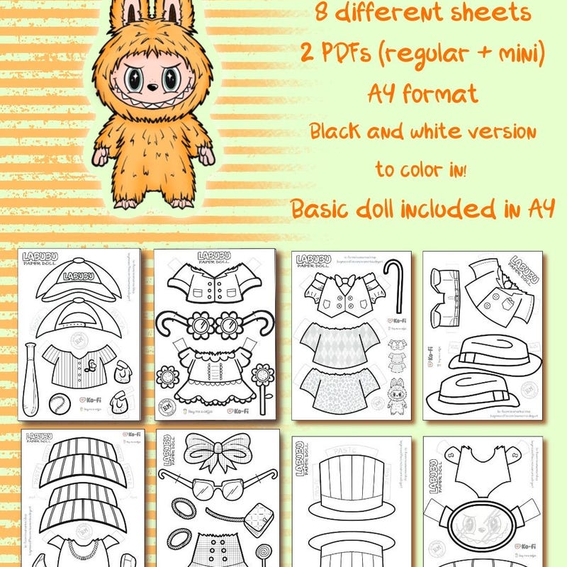 Labubu Sewing Pattern - Etsy