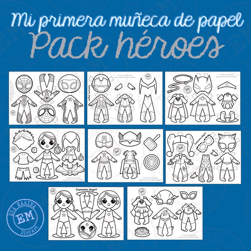 Paperdolls - Etsy