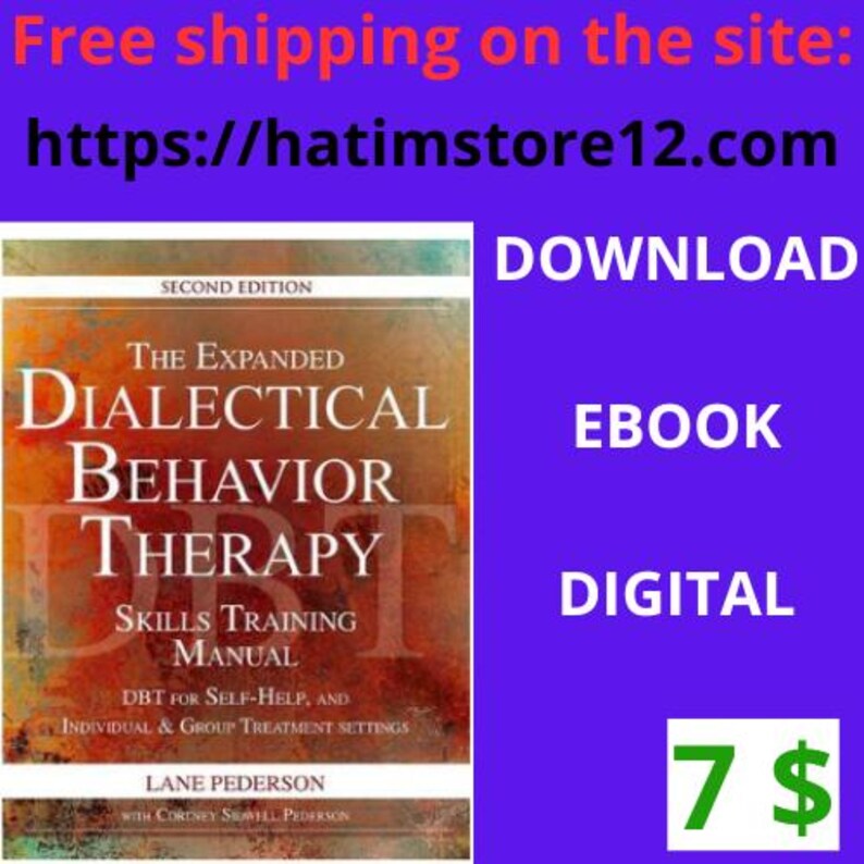 The Expanded Dialectical Behavior Therapy Skills Training Manual - Etsy