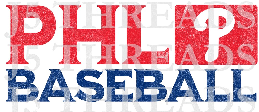 PHL Phillies Baseball Logo | Digital Download - Classic PHL - Etsy