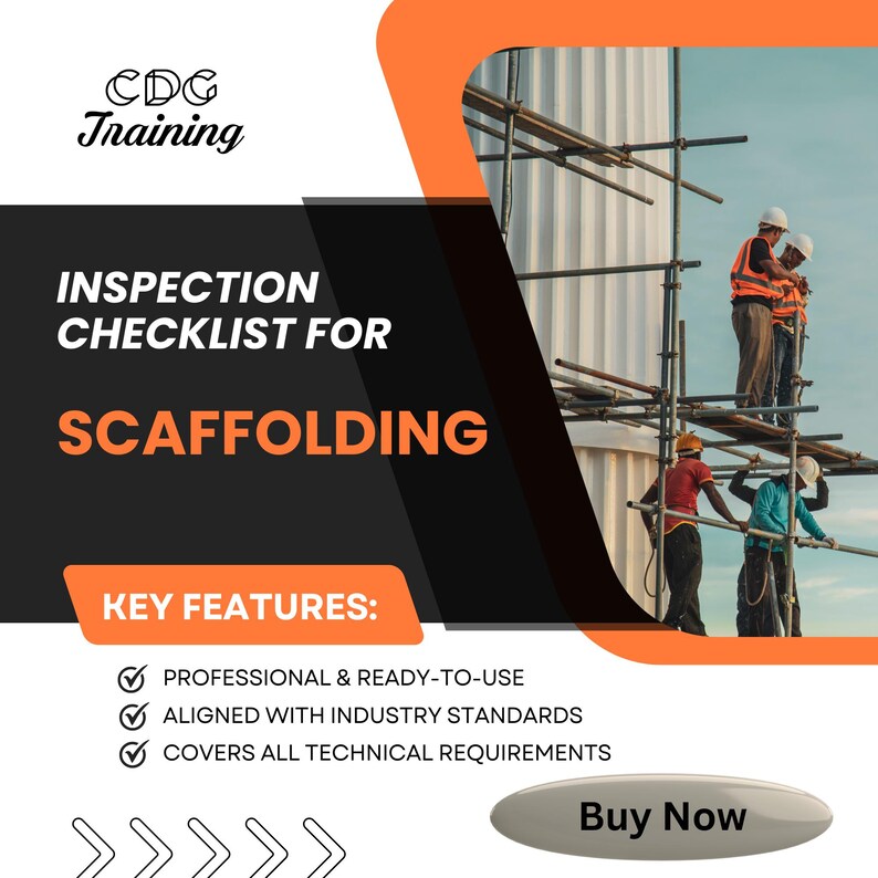Editable Scaffolding Inspection Checklist (word Format) | Scaffolding ...