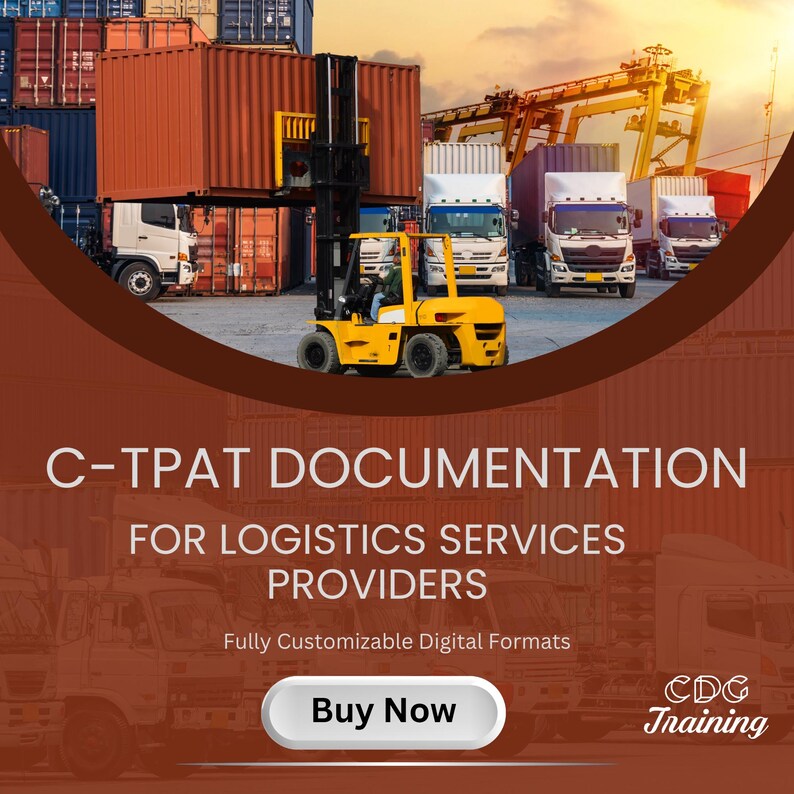 C-TPAT Documentation Kit for 3pls – Editable Security Toolkit for Third ...