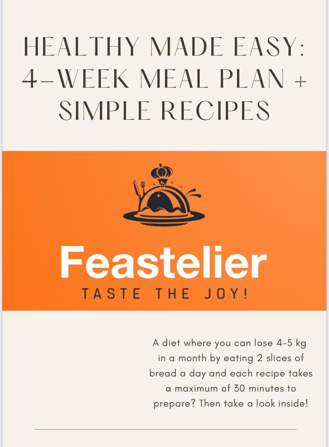 Printable Recipe, Digital Recipe, Instant Download, Easy Dinner Recipe ...