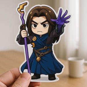 Chibi Viktor Arcane Sticker Mage | Jayvik Fanart Vinyl Decal ...