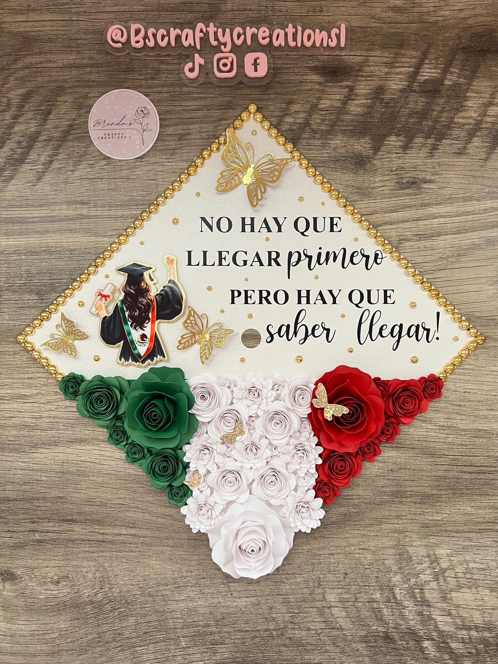 Mexico Grad Cap Topper Mexican Grad Cap Topper Graduation Cap Topper ...