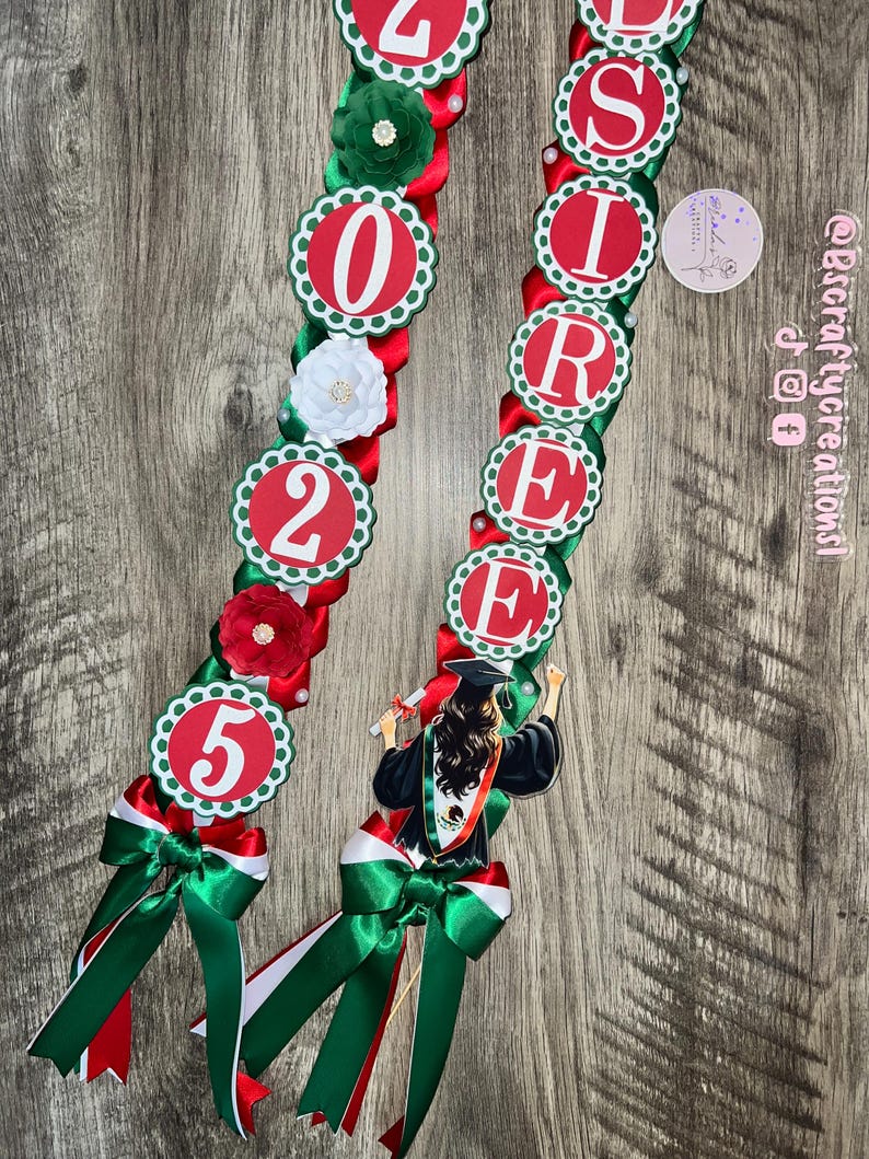 Mexican Girly Graduation Lei Coquette Lei Graduation Lei, Mexico ...