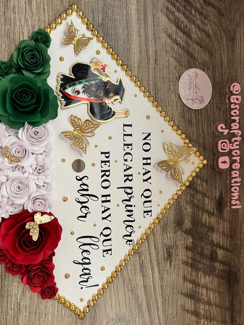 Mexico Grad Cap Topper Mexican Grad Cap Topper Graduation Cap Topper ...