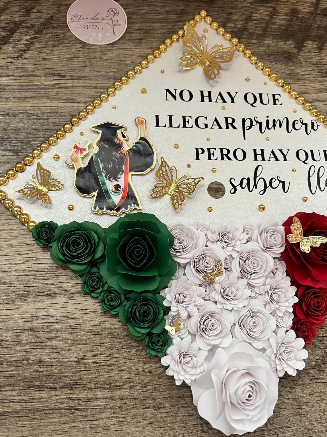 Mexico Grad Cap Topper Mexican Grad Cap Topper Graduation Cap Topper ...