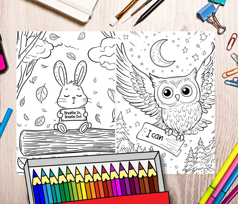 Feelings Coloring Pages for Kids – Printable Emotional Regulation ...