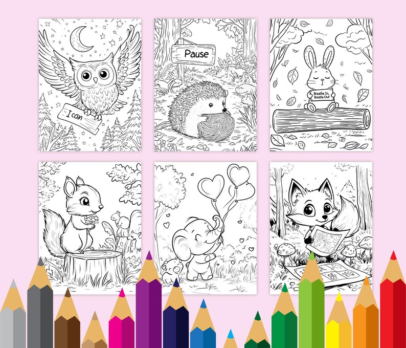 Feelings Coloring Pages for Kids – Printable Emotional Regulation ...
