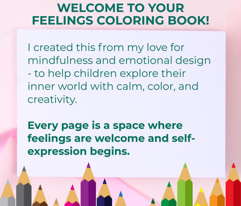 Feelings Coloring Pages for Kids – Printable Emotional Regulation ...