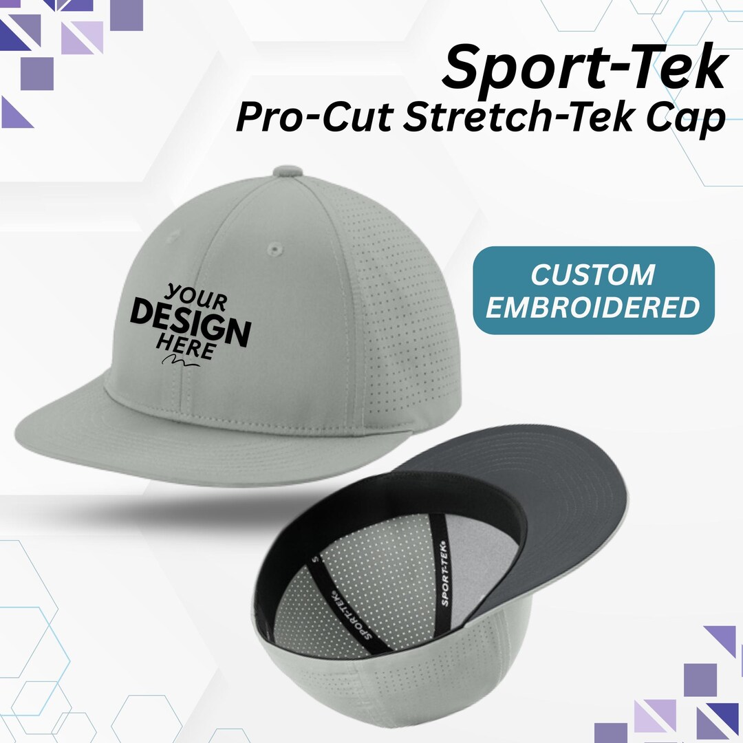 Custom Embroidered Flex Fit Hat Custom Logo Baseball Cap Personalized Work Hat Company Branding ...