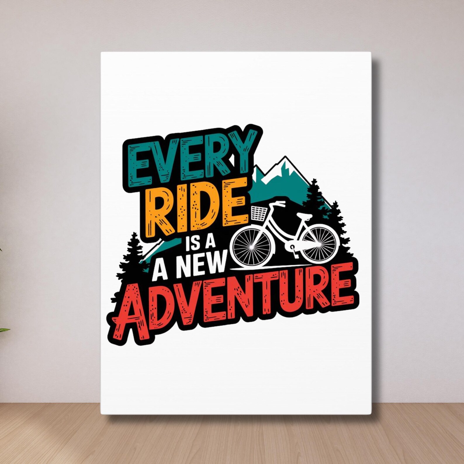 Adventure Bicycle SVG – “every Ride is a New Adventure” Mountain Bike ...