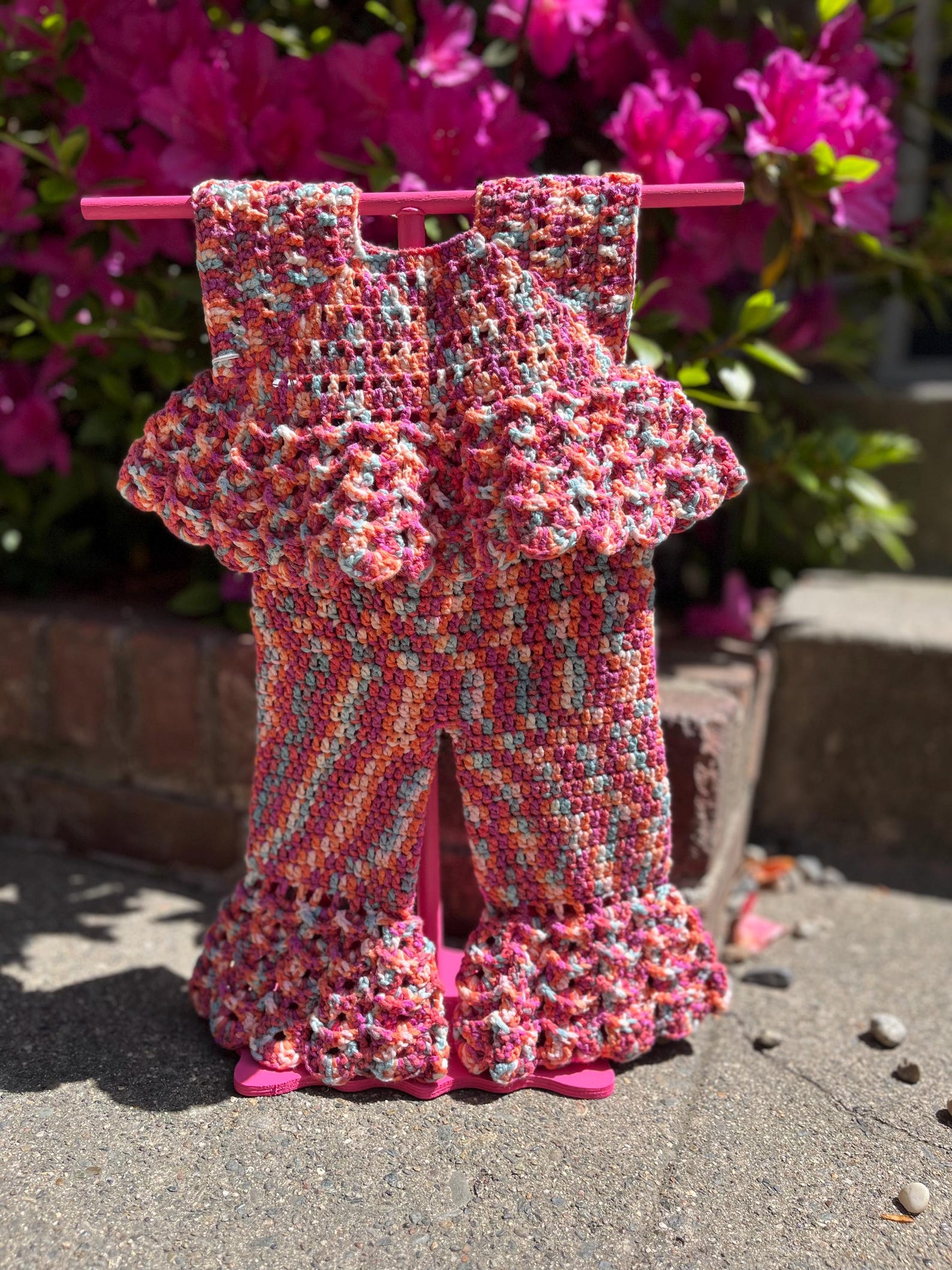 Crochet Bell Bottoms and Top Set - Etsy
