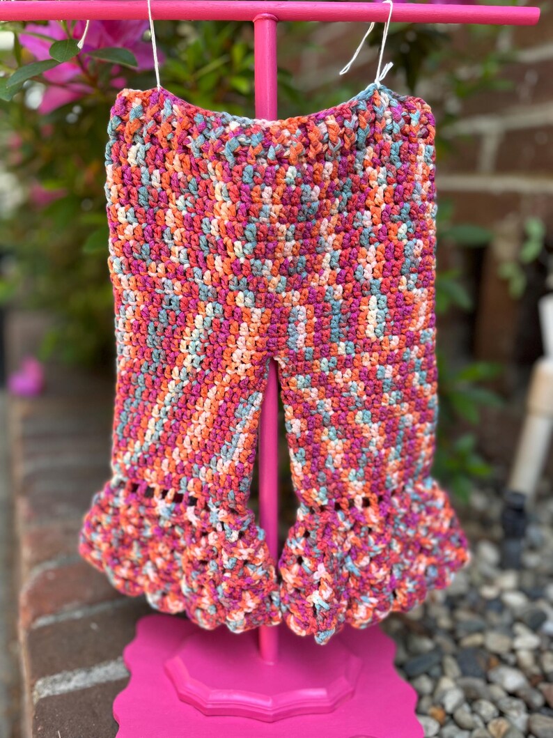 Crochet Bell Bottoms and Top Set - Etsy