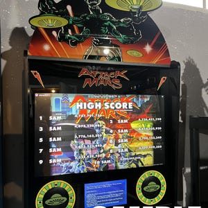 ATTACK FROM MARS Speaker Grill Rings for Atgames 4K Virtual Pinball ...