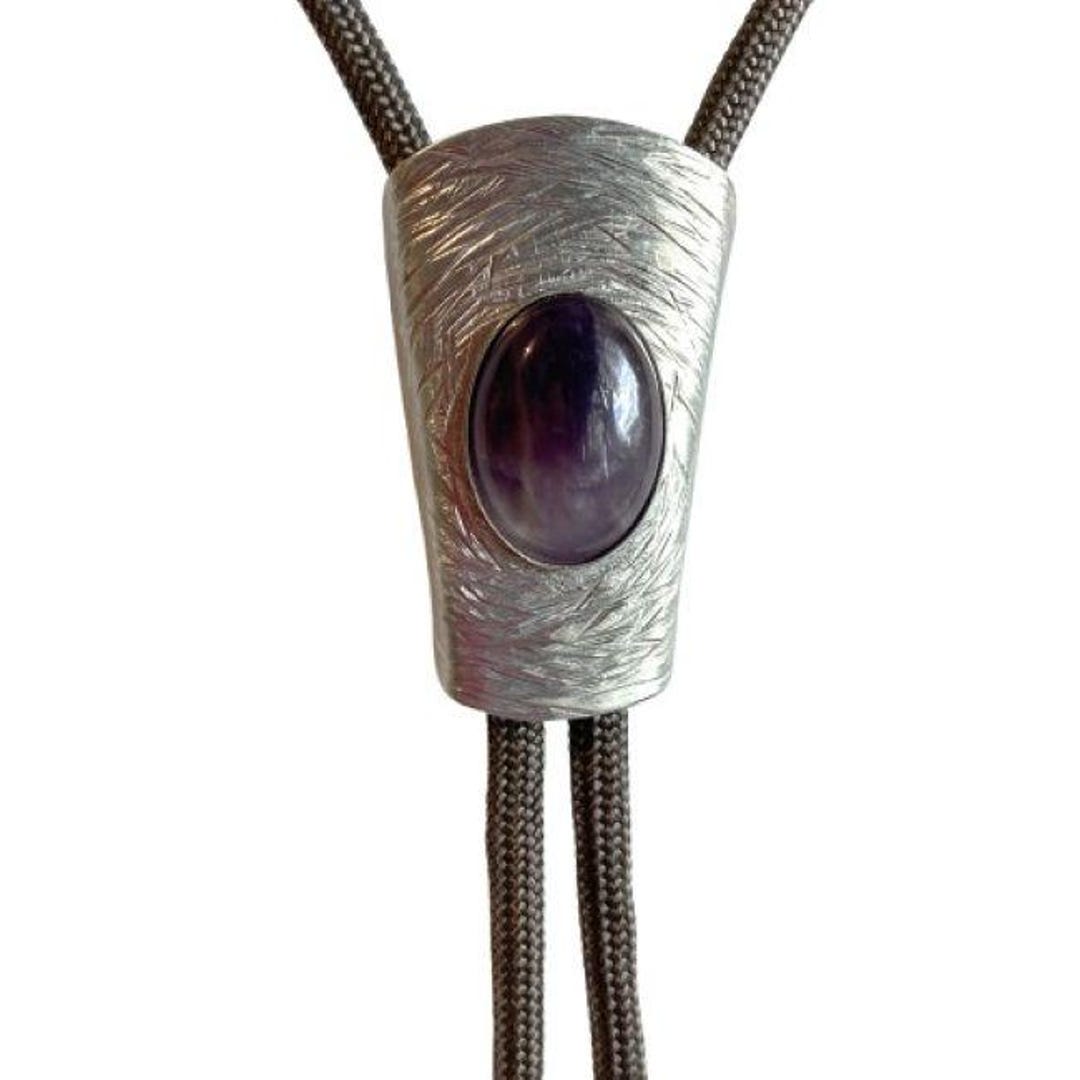 Amethyst Quartz Bolo Tie - Etsy