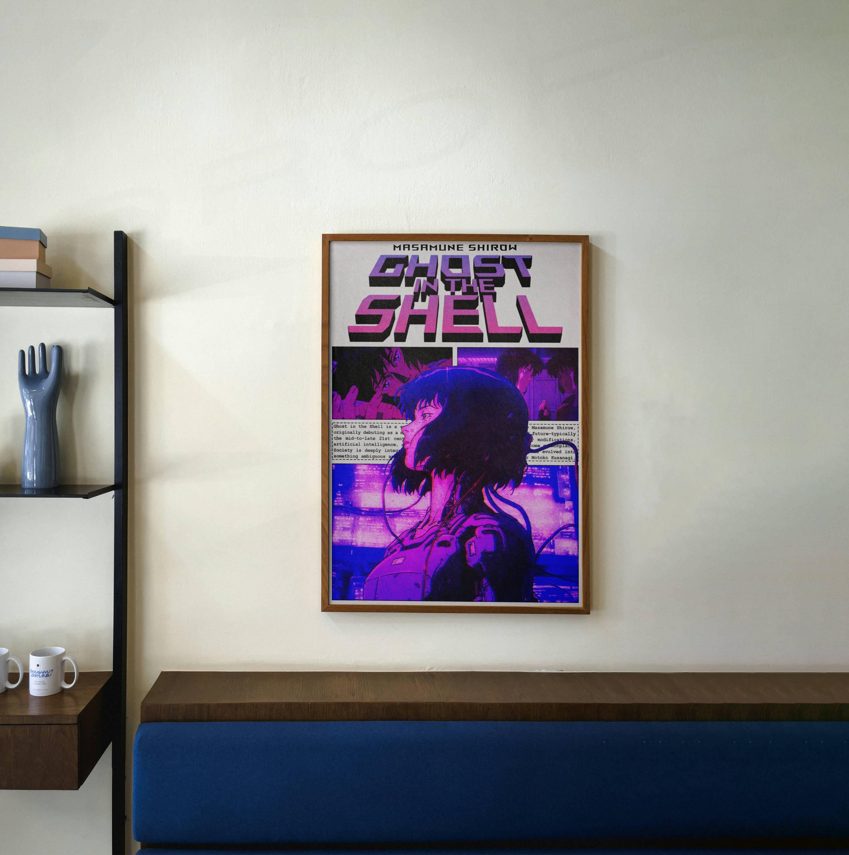 Ghost in the Shell Digital Poster Print, Ghost in the Shell Movie ...