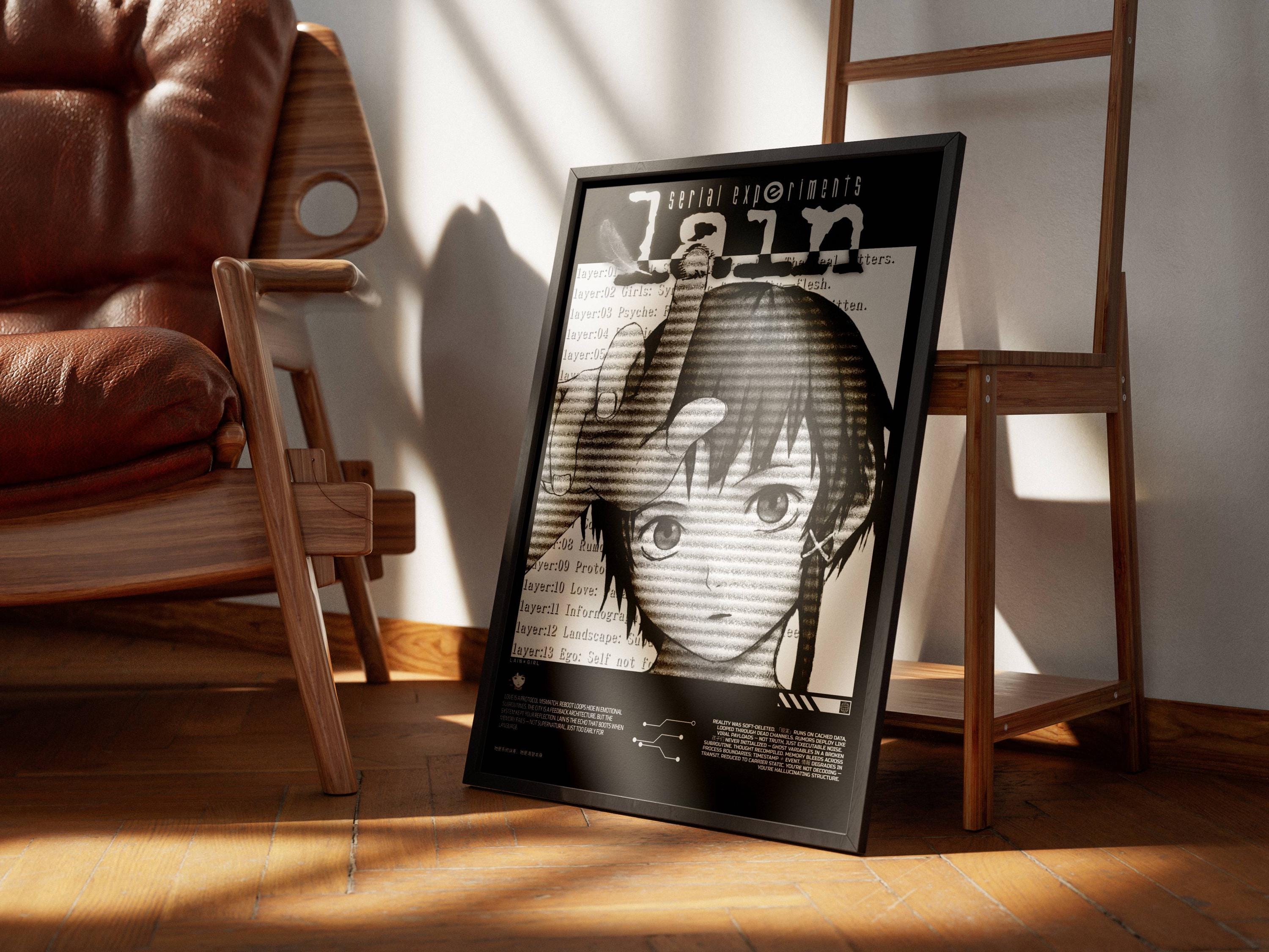 Serial Experiments Lain Poster Print, Lain Poster, Lain Print, Lain Art ...