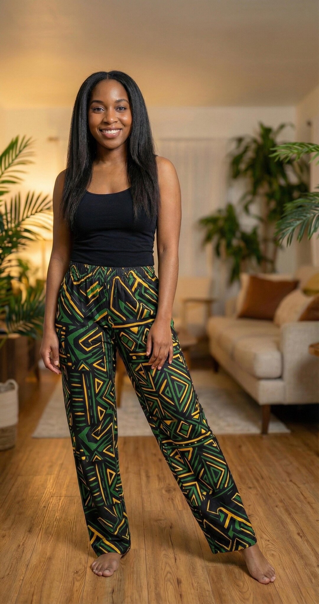 Jamaican Tribal Pattern Pajama Pants - Etsy