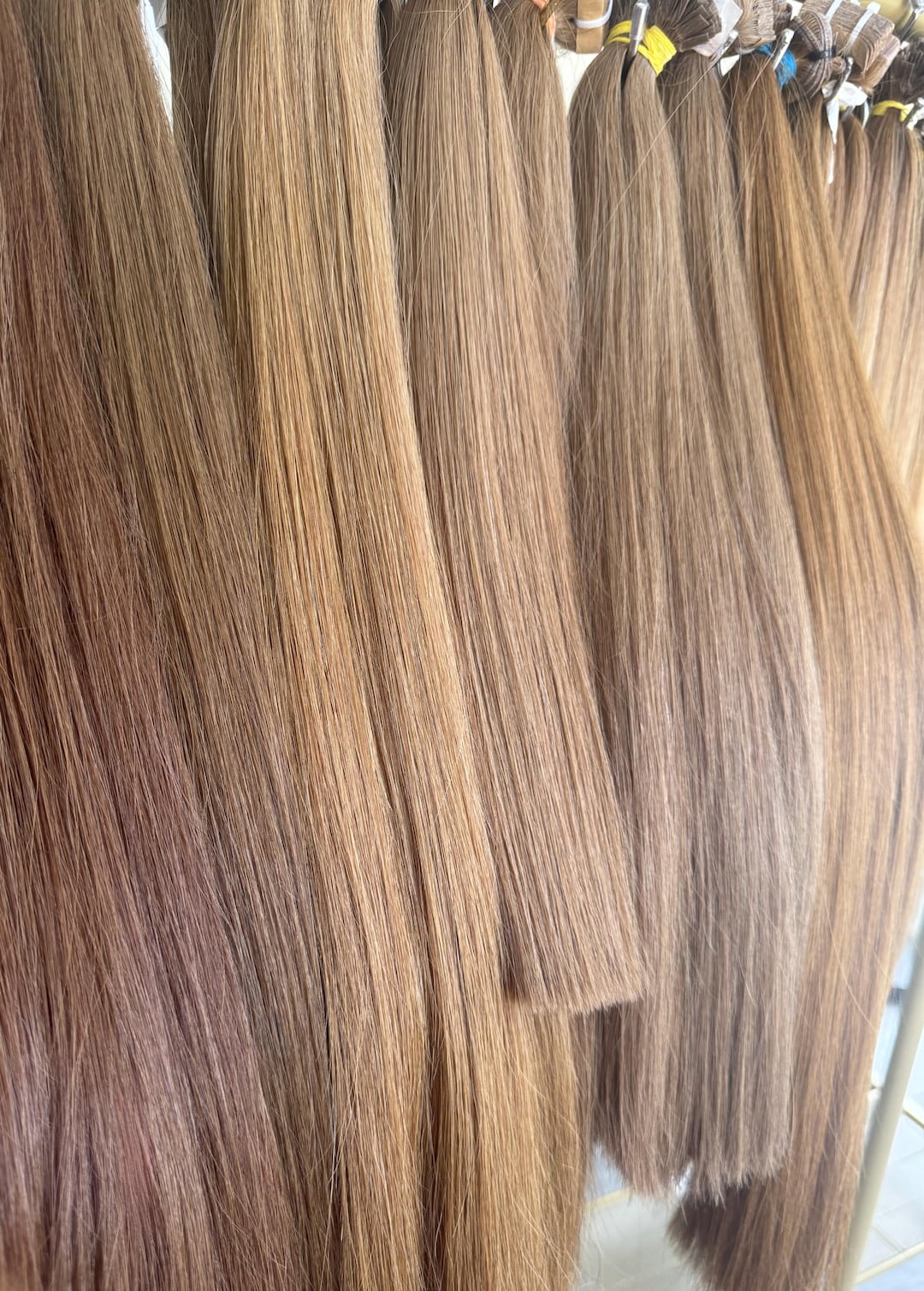 Brown Slavic Hair Extensions: Natural Human Hair, Super Double Drawn ...