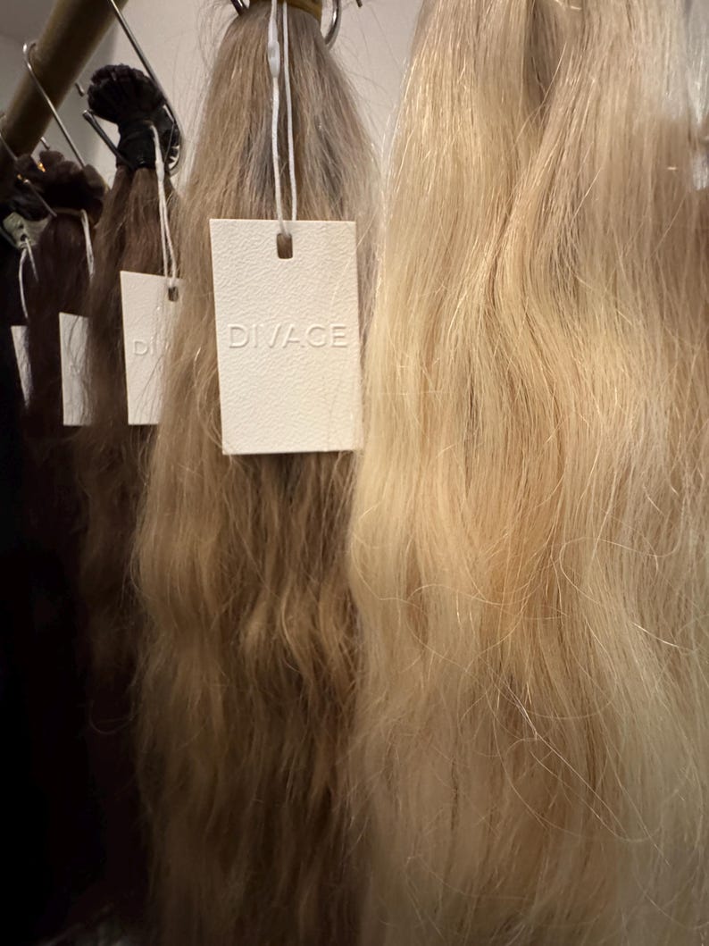 Wavy Slavic Hair Extensions – K-tip & Tape-in – Luxury Remy, Cuticle ...