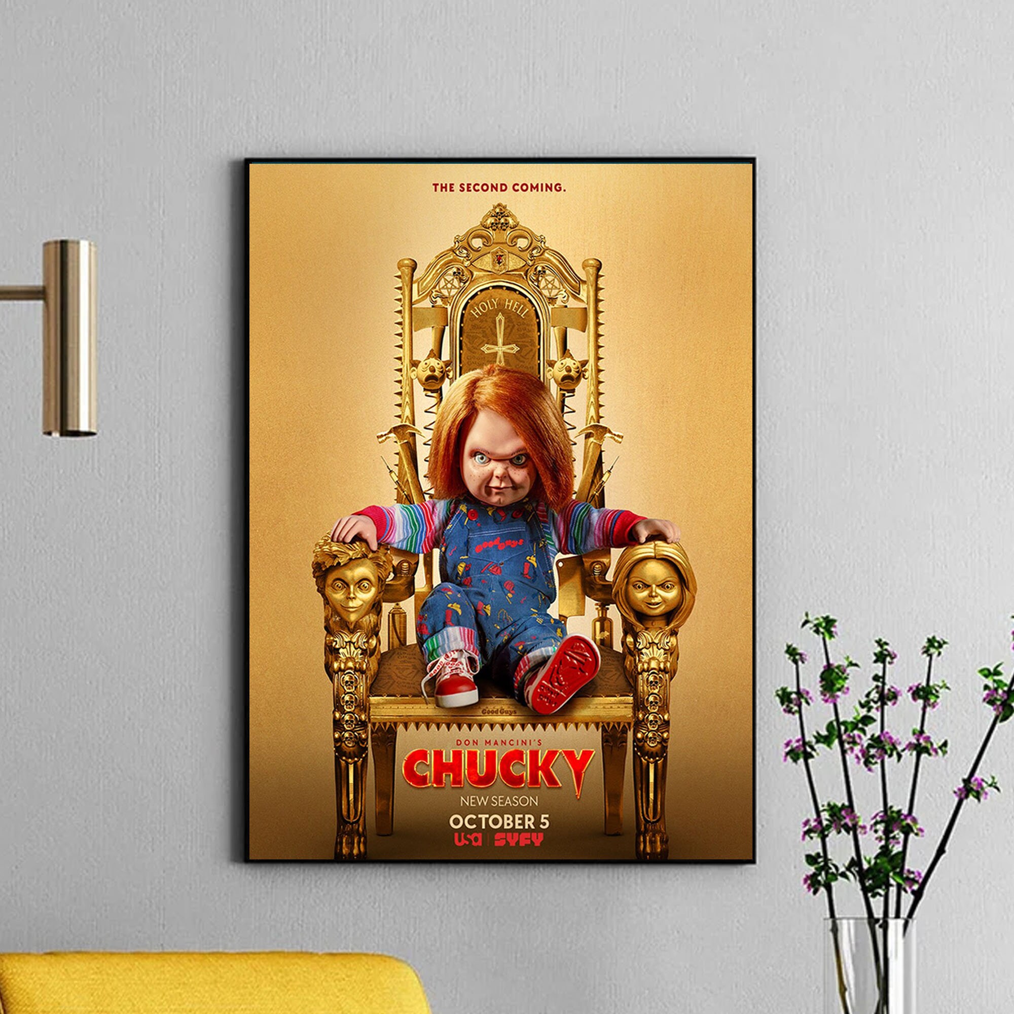 Chucky Movie Poster, Chucky 2022 Poster, Horror Movie Poster, Halloween ...