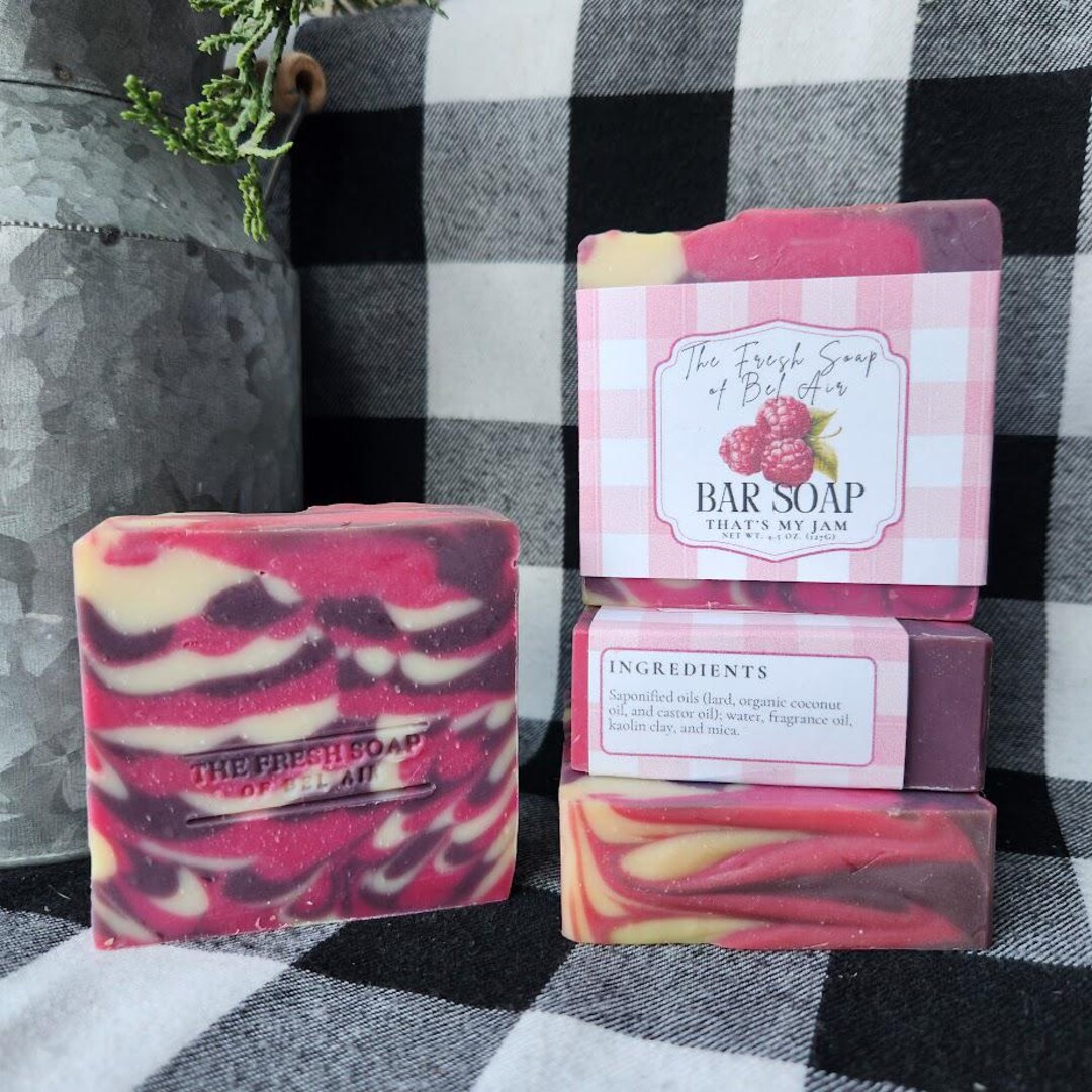 Raspberry Jam Soap - Etsy
