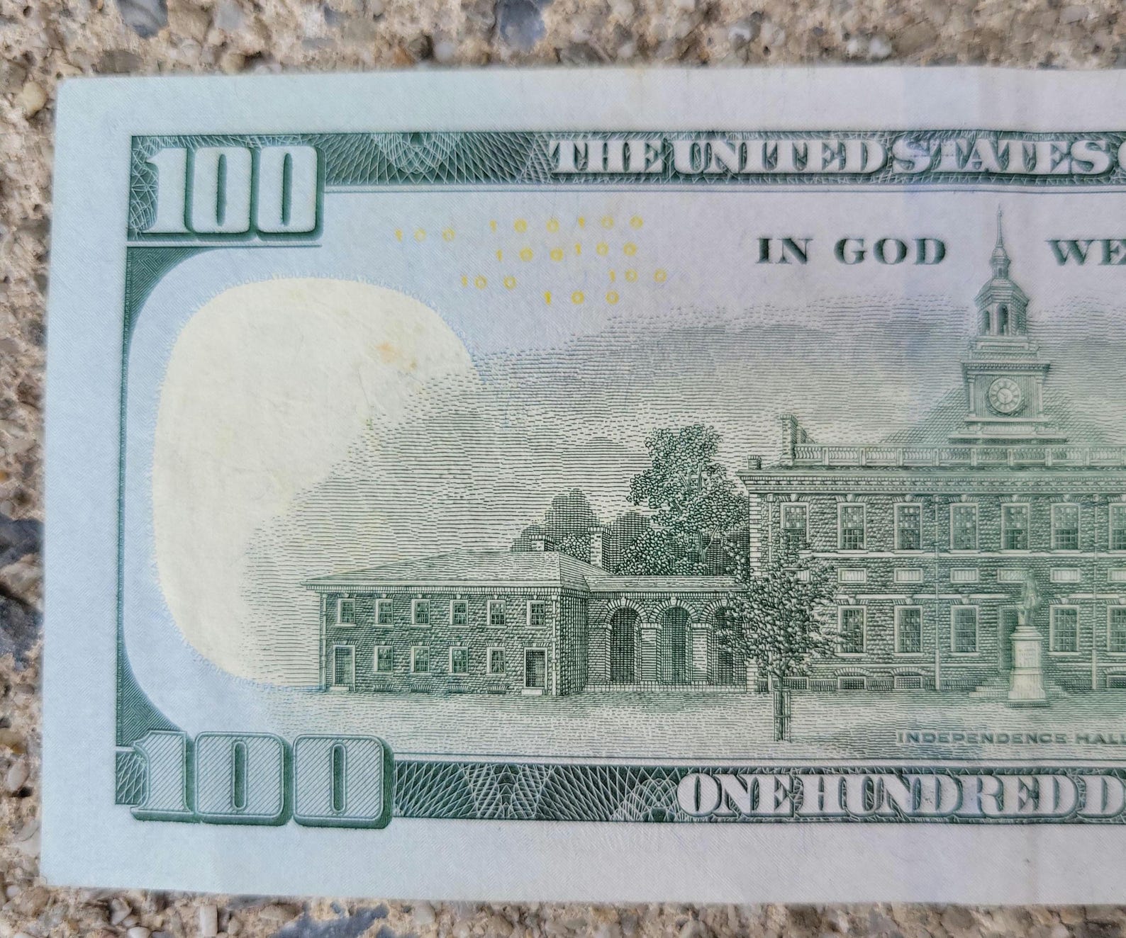 Rare Fancy Serial Number 100 Bill – 04455555 – Quad 5s – Trinary ...
