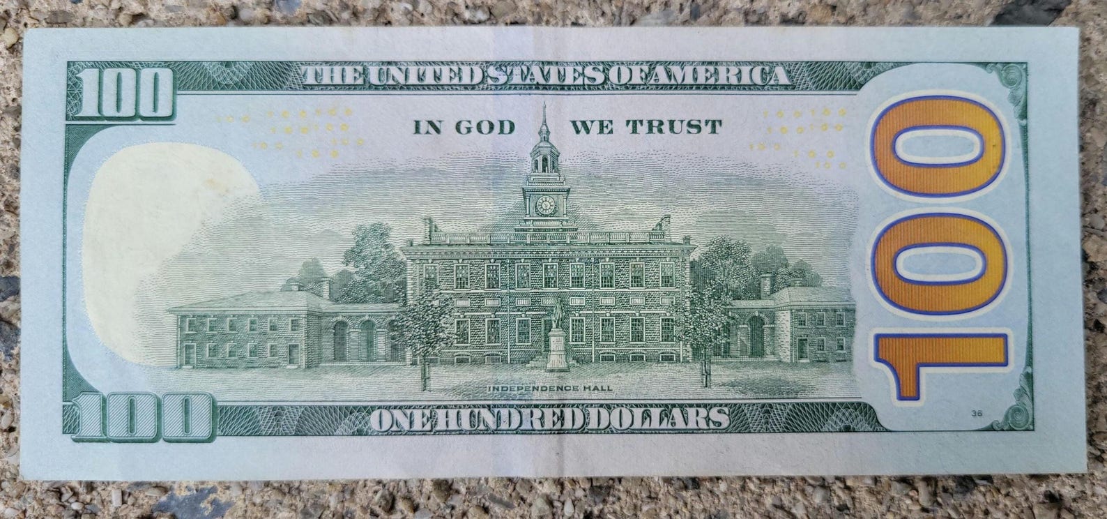 Rare Fancy Serial Number 100 Bill – 04455555 – Quad 5s – Trinary ...