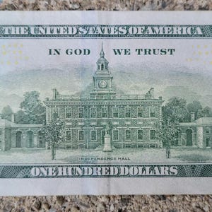 Rare Fancy Serial Number 100 Bill – 04455555 – Quad 5s – Trinary ...
