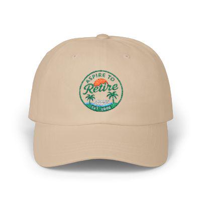 Aspire to Retire Hat| Retirement Gift | Financial Freedom | Wealth ...