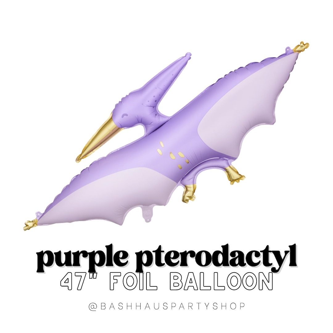Pterodactyl Foil DIY Party Balloons Flying Dinosaur Birthday ...