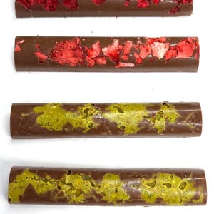 The Luxe Baton Box – Gourmet Chocolate Sticks With Fruit & Crunch - Etsy